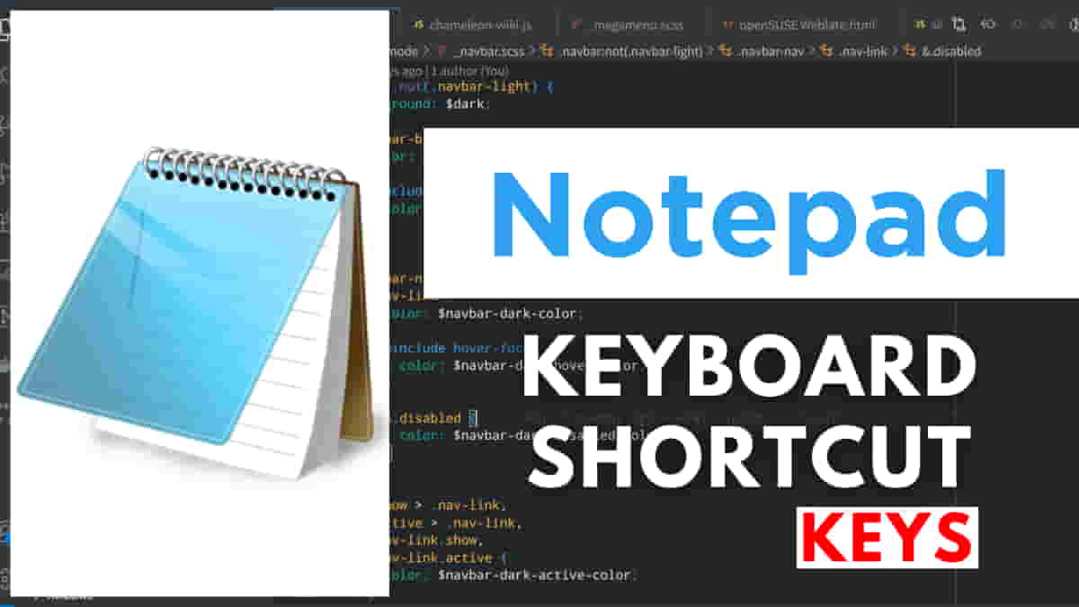 Notepad Shortcut Keys जो सभी को पता होना चाहिए - MrGyani